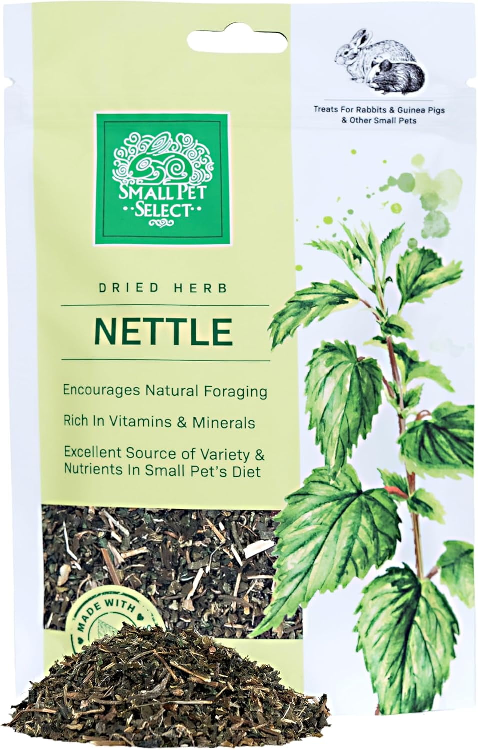 Small Pet Select - Nettle, a Natural Herbal Treat for Adult Rabbits and ...