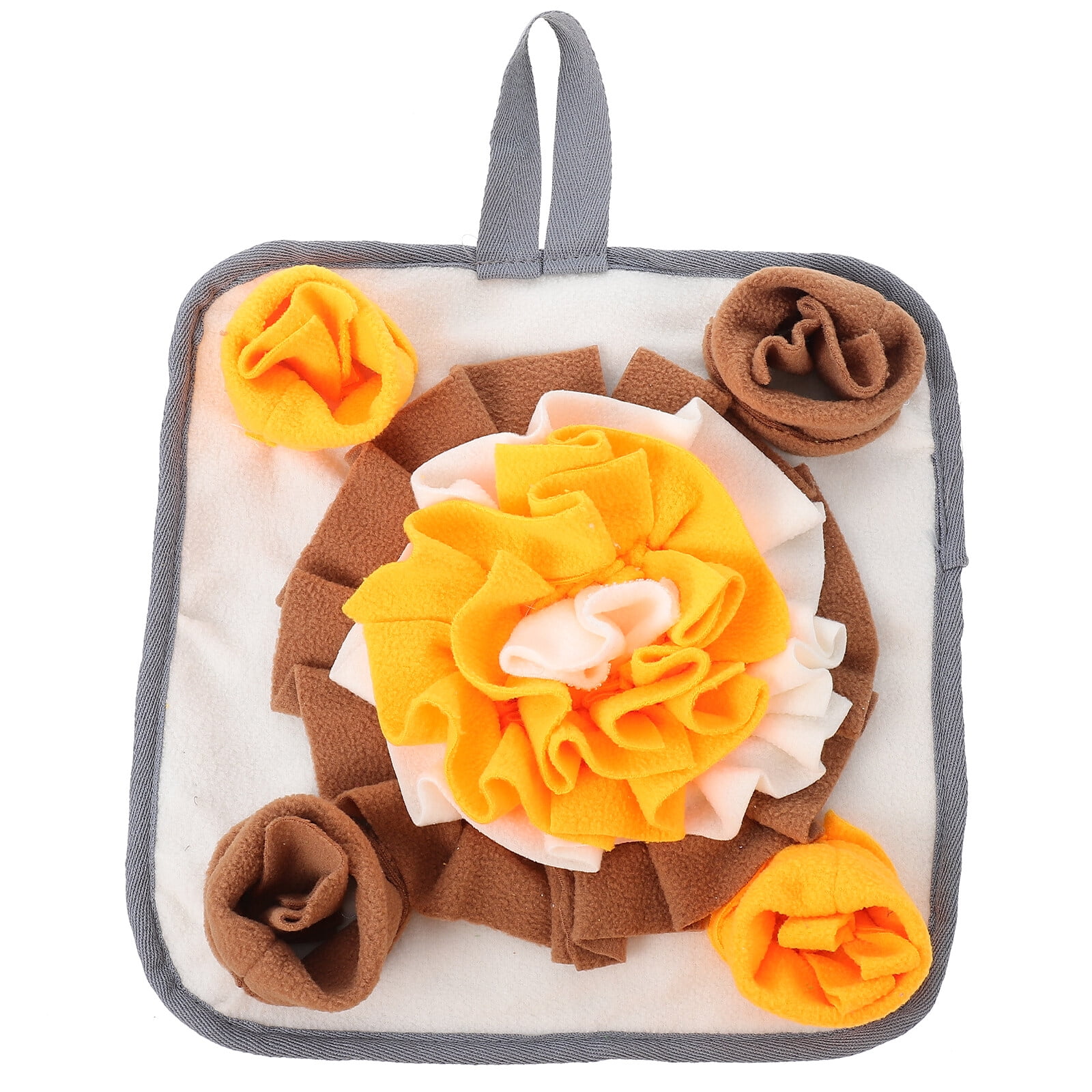 Small Pet Snuffle Mat Nose Smell Training Sniffing Mat Slow Feeding Pad ...