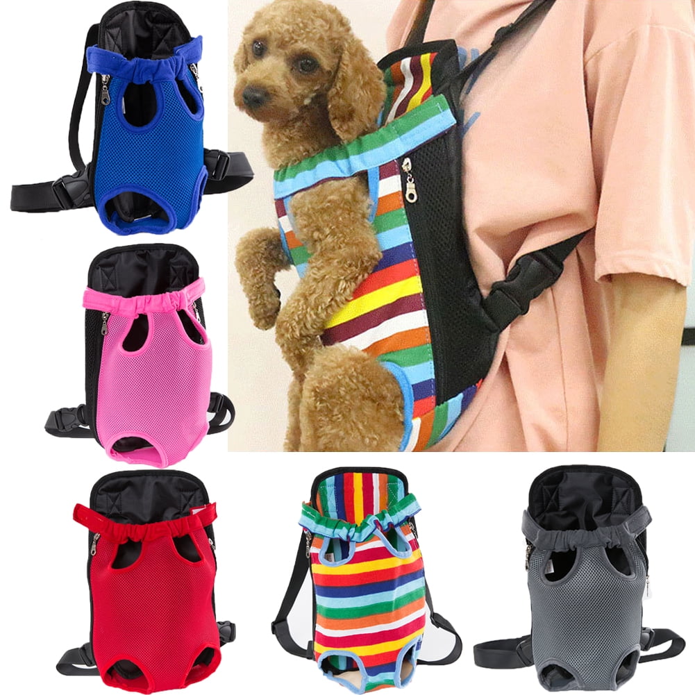 Small Pets Dog Carrier Backpack Sling Mesh Travel Puppy Shoulder Bag ...