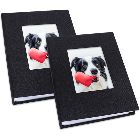 Small Photo Album 4x6 Photos, 2 Pack Linen Cover Mini Photo Book, 26 ...