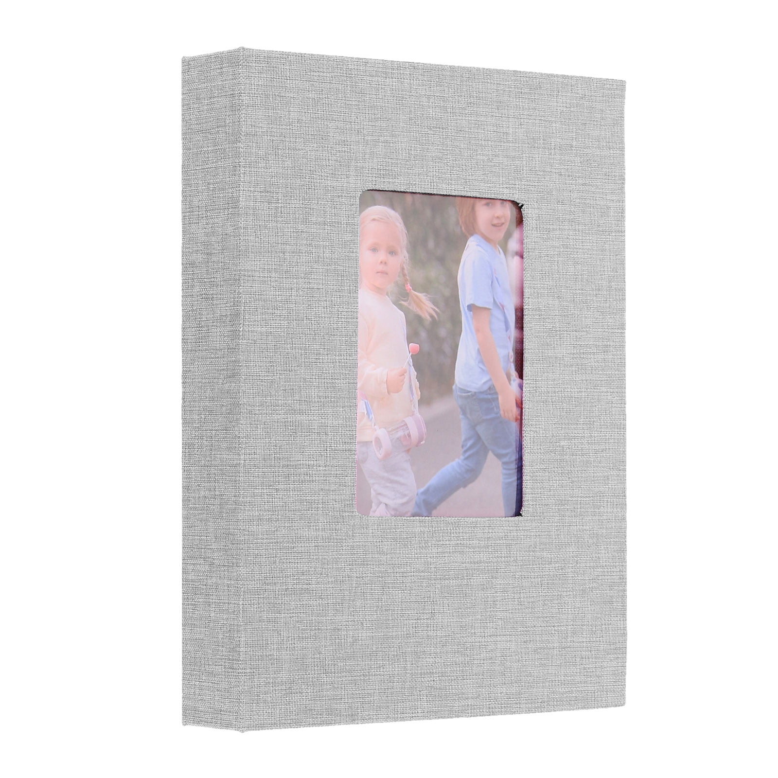 Small Photo Album, 5x7 Linen Cover Picture Book Hold 52 Photos, Gray ...