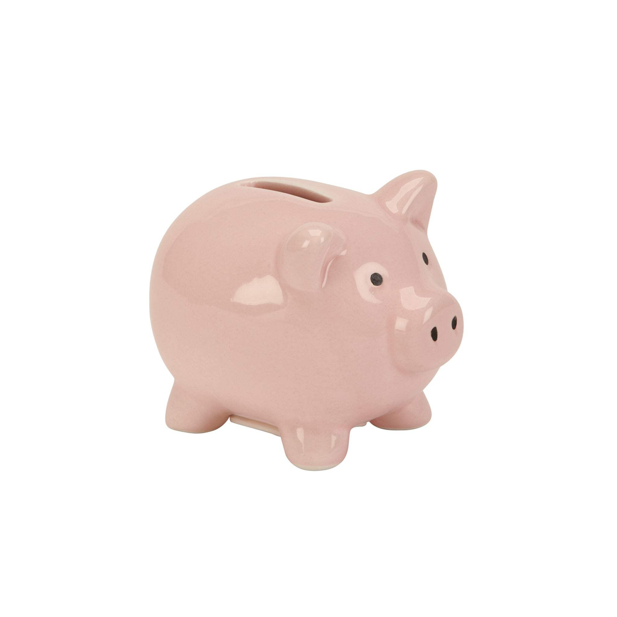 Small Pink Ceramic Pig Bank, 3" x 4" x 3" - Walmart.com
