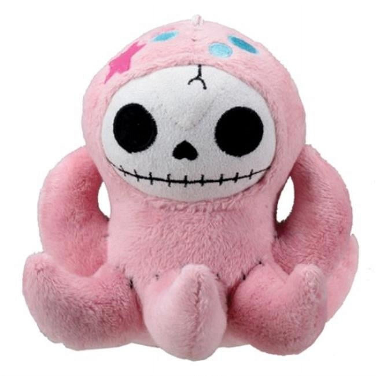 Small Pink Octopus Octopee Furry Bones Collectible Stuffed Plush Doll ...