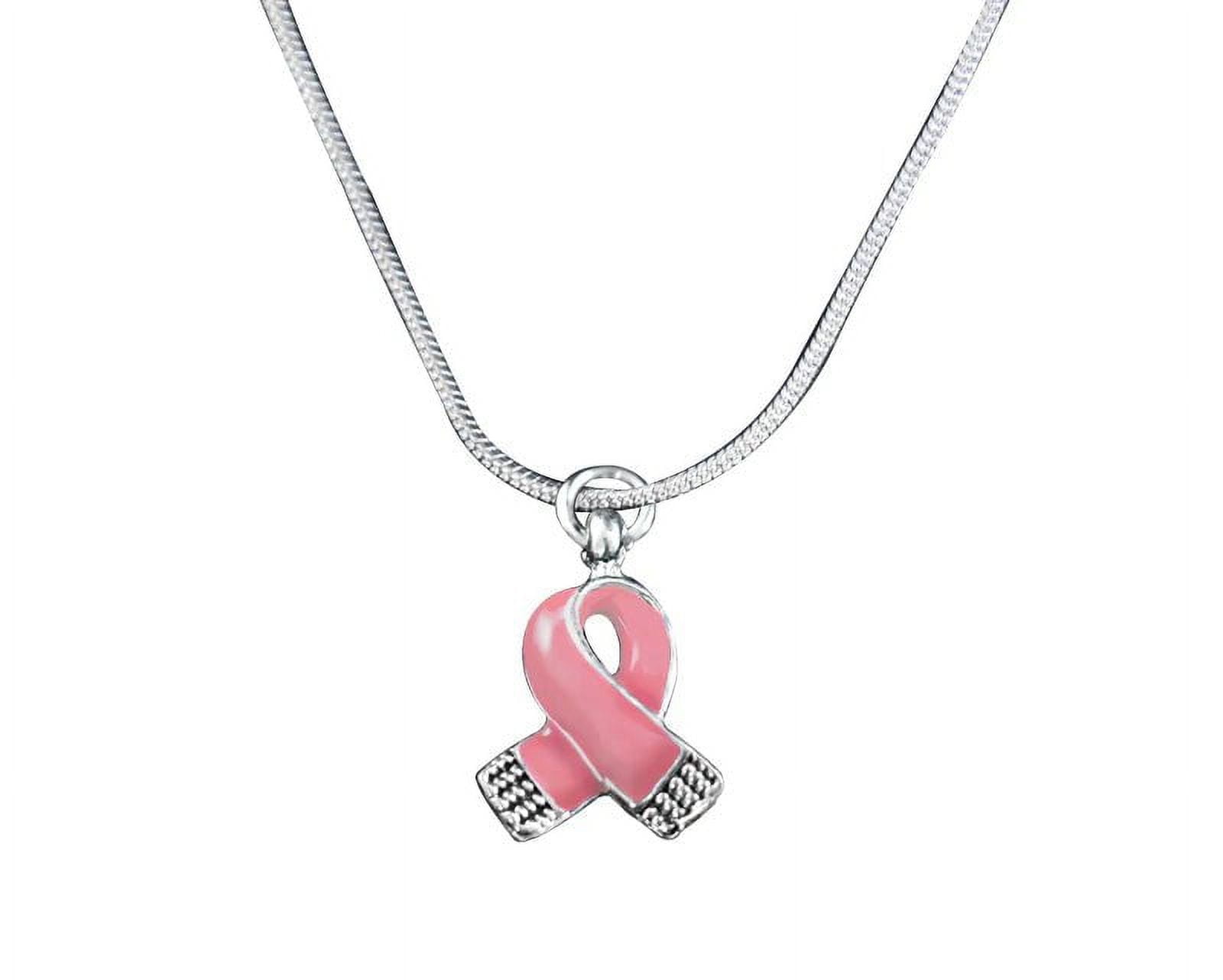 Small Pink Ribbon Necklaces - Walmart.com