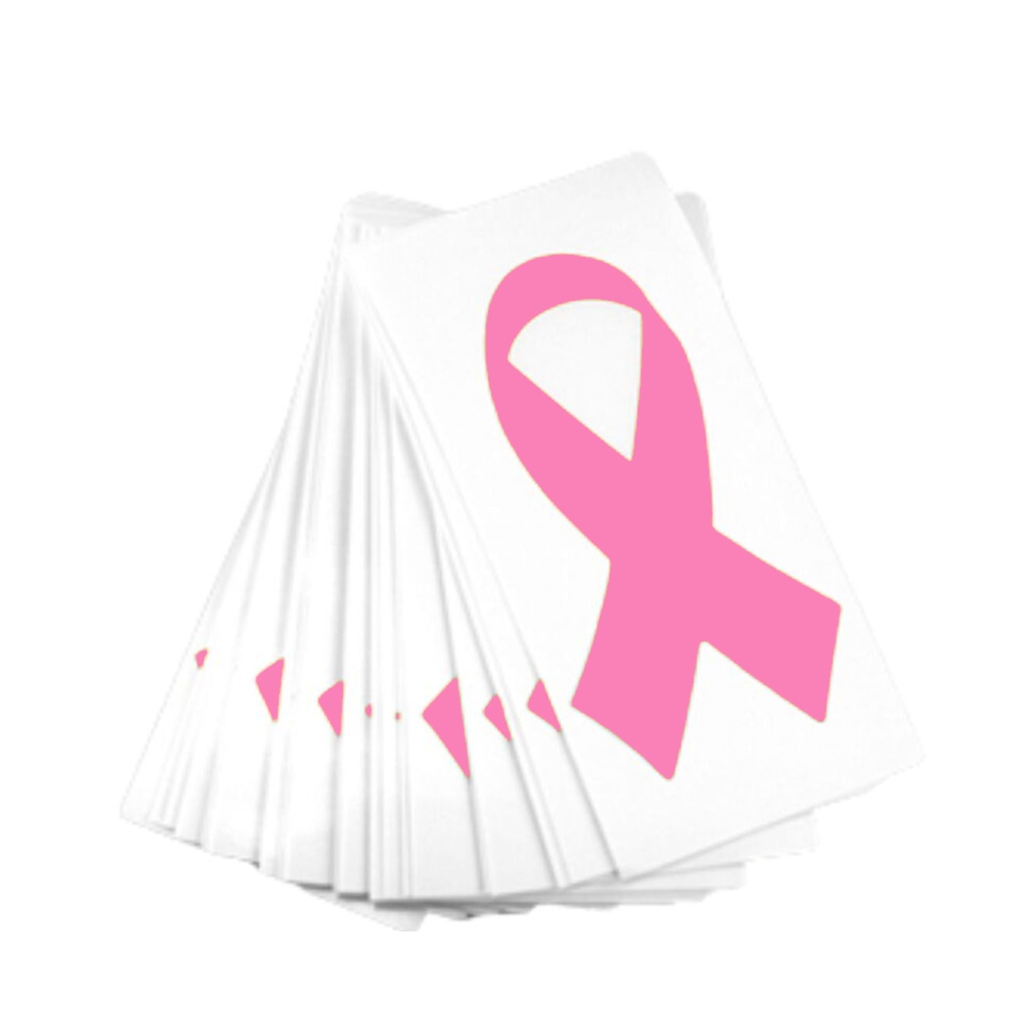 Small Pink Ribbon Shaped Helmet Awareness Decals (25 Decals) - Walmart.com
