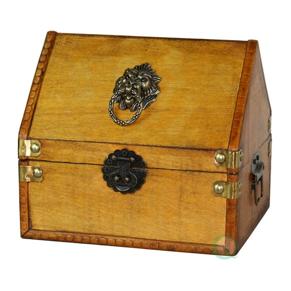Small Pirate Chest with Lion Rings - Walmart.com