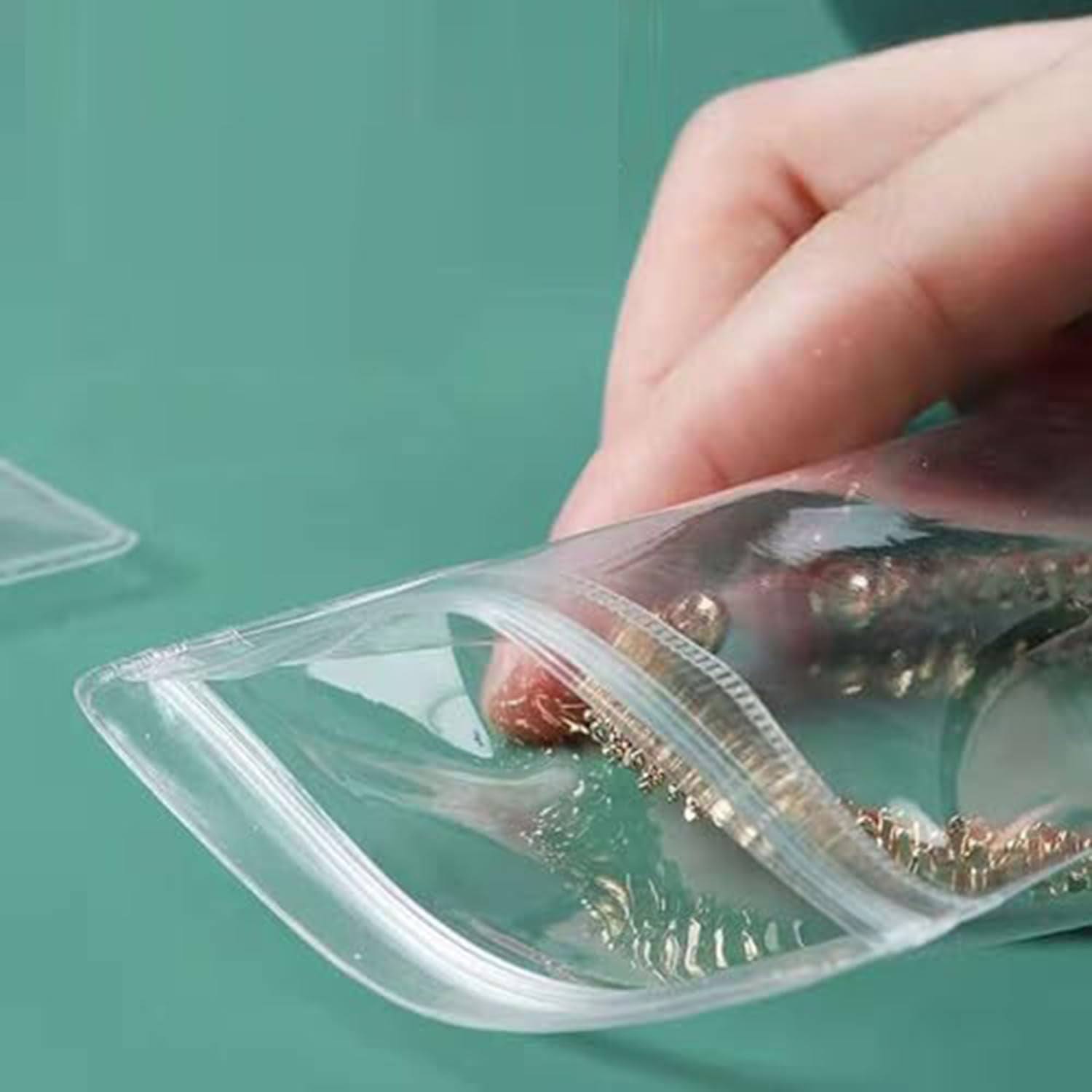 Small Plastic Bags, 100 Pcs Mini Baggies, Clear Plastic Jewelry Zip ...