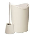 Small Plastic Bathroom Set 3 qt Eco-Friendly Plastic Compact Trash Can ...