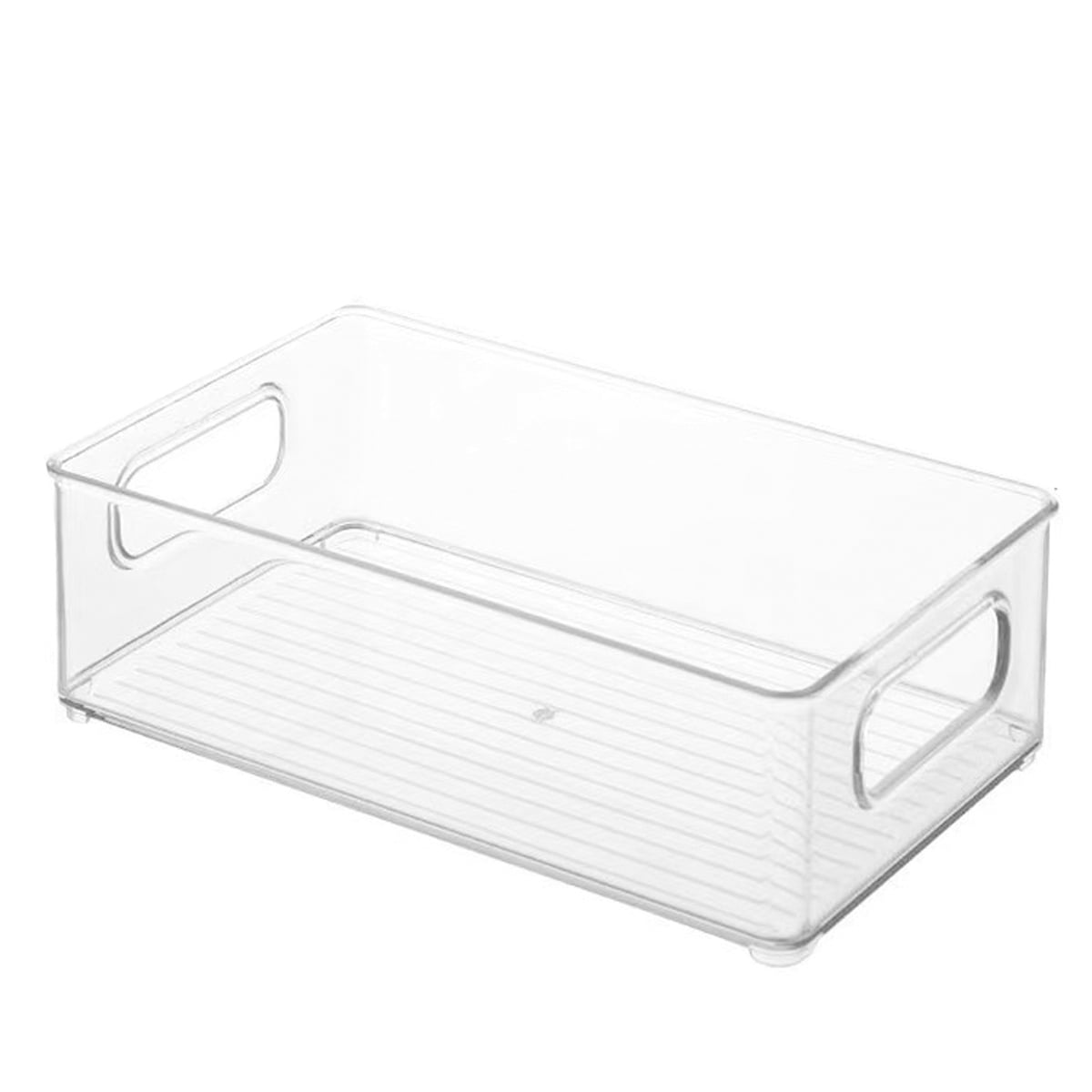 Small Plastic Bathroom Storage Container Bins with Handles for ...
