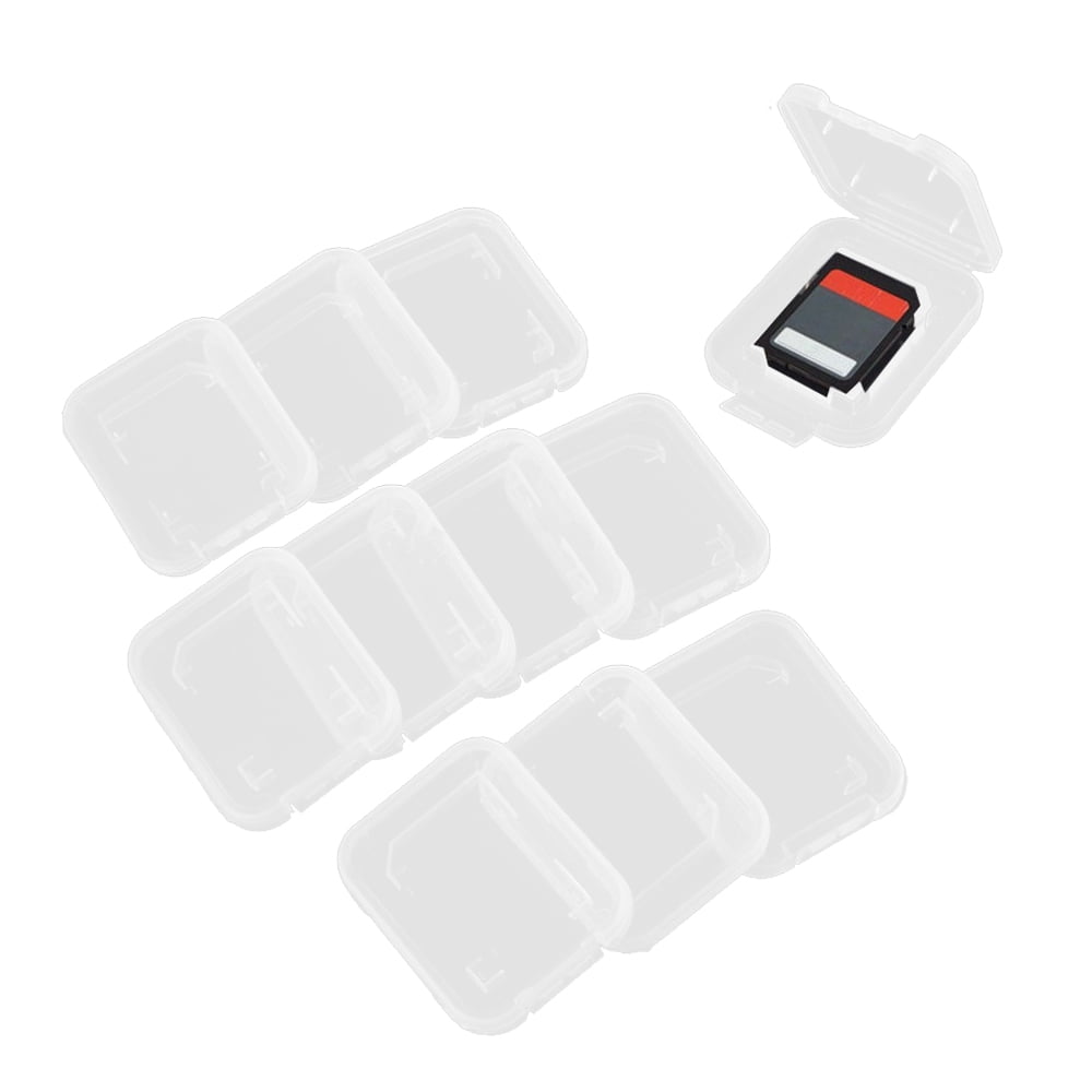 Small Plastic Containers, Clear, 10 pcs, Mini Containers with Hinged ...