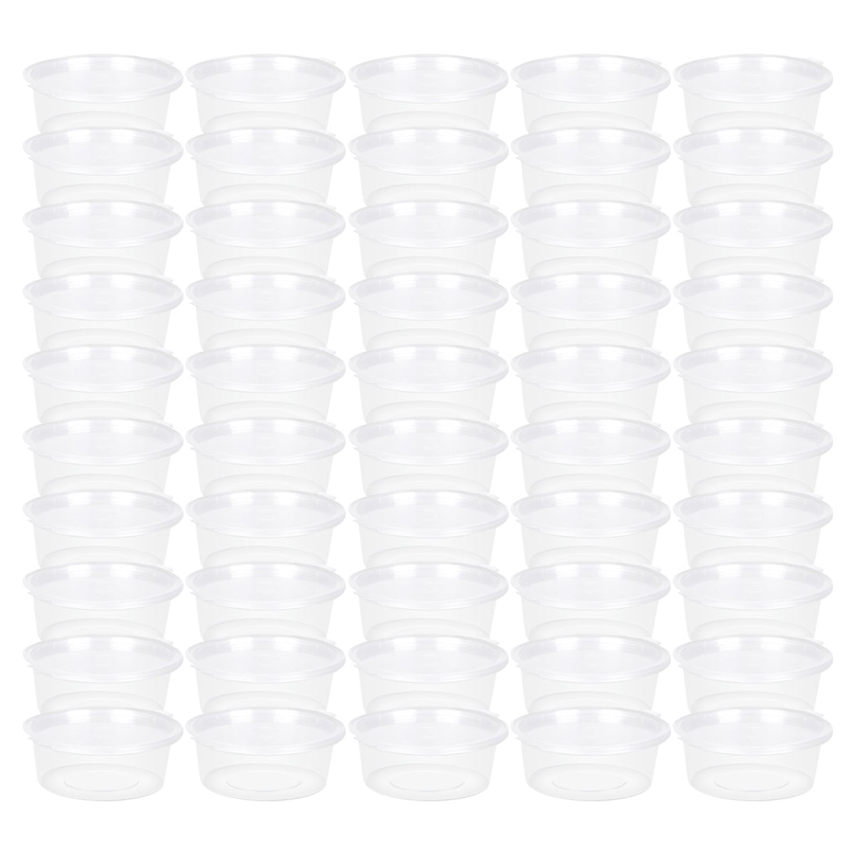 Small Plastic Containers with Lids, Jello Shot Cups with Lids ...