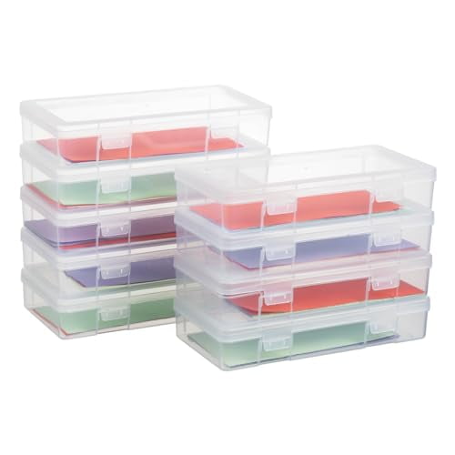 Small Plastic Storage Box Containers with Latching Lids - Craft ...
