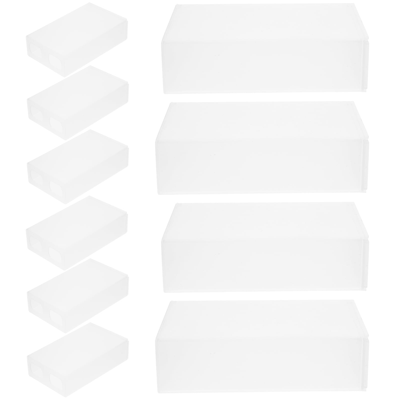 Raindrops 20 Labels Rectangular Plastic Box for General Users Travel ...