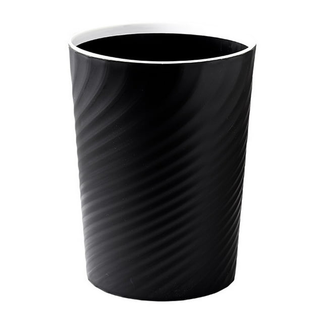 Small Plastic Trash Can 1.8 Gallon - Wastebasket for Bathrooms ...