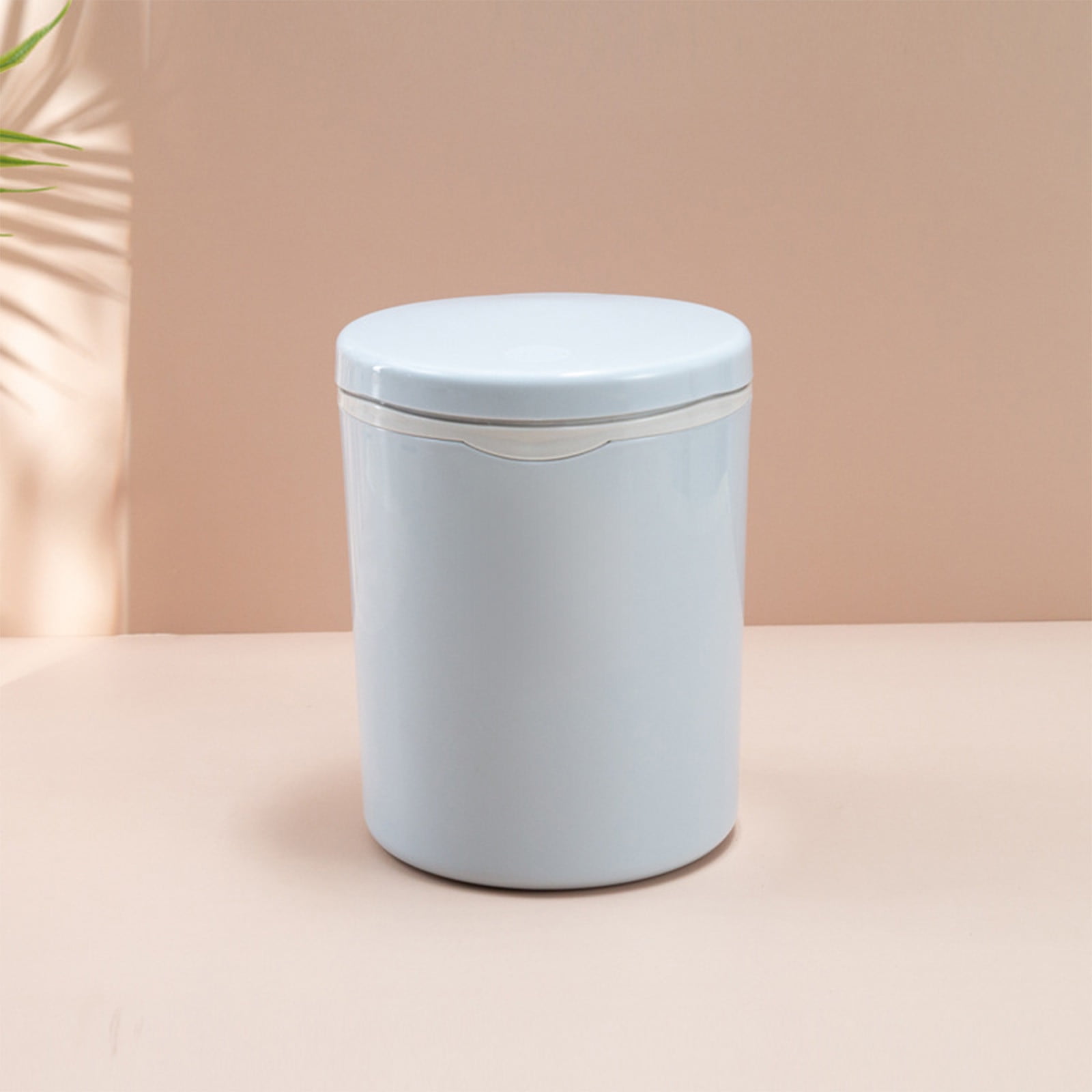 Small Plastic Trash Can for Desk - 7.09 x 5.51 x 5.51 Inches Mini ...