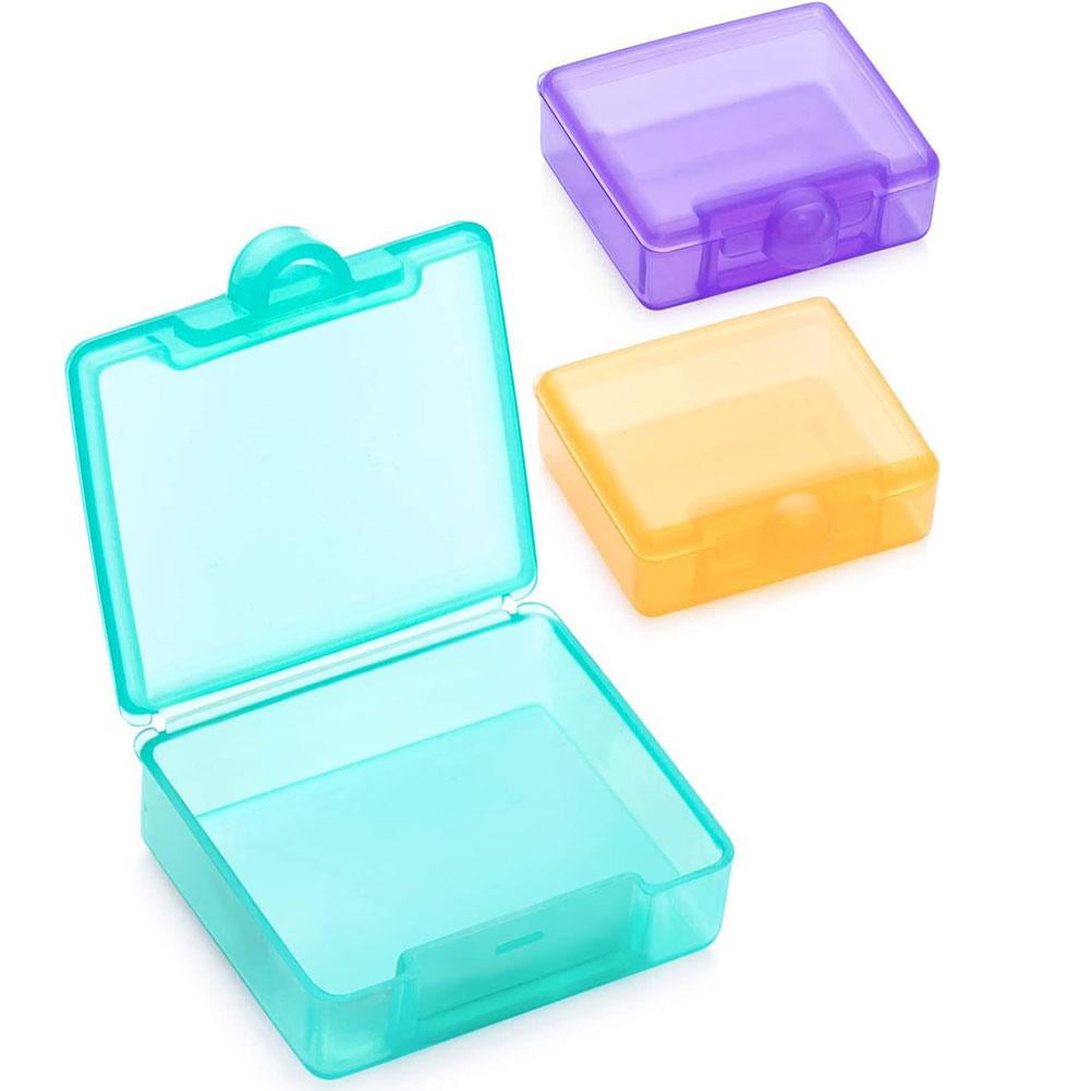 Small Pocket Pill Case 3 Pcs Daily Single Pill Box Portable_ Travel W ...