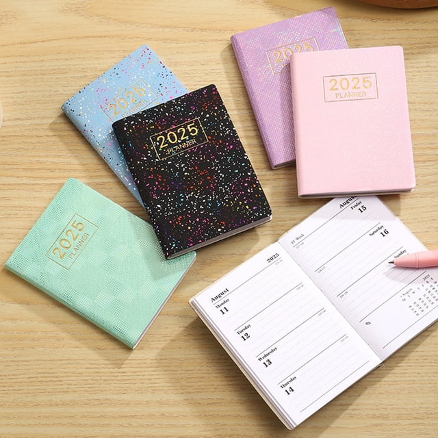 Small Pocket Planner - 2025 Journal Notebook, A7 Size Paper Planner ...