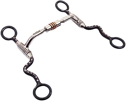 Small Port Cavalry Shank Tongue Relief Bit /Copper Roller Ring | Bits for Horses | Horse Bit ...