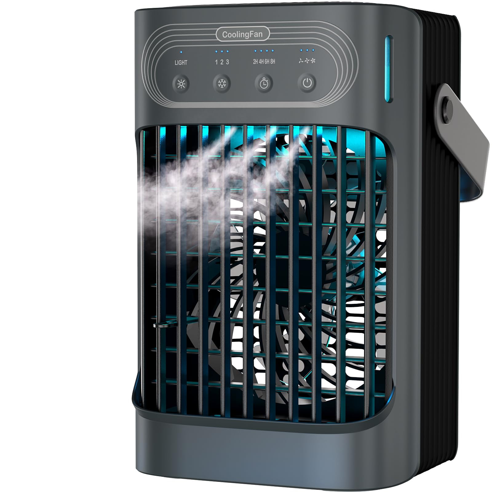 Small Portable Air Conditioner, LEAEYFE 3 Higher Speeds With 800ml ...