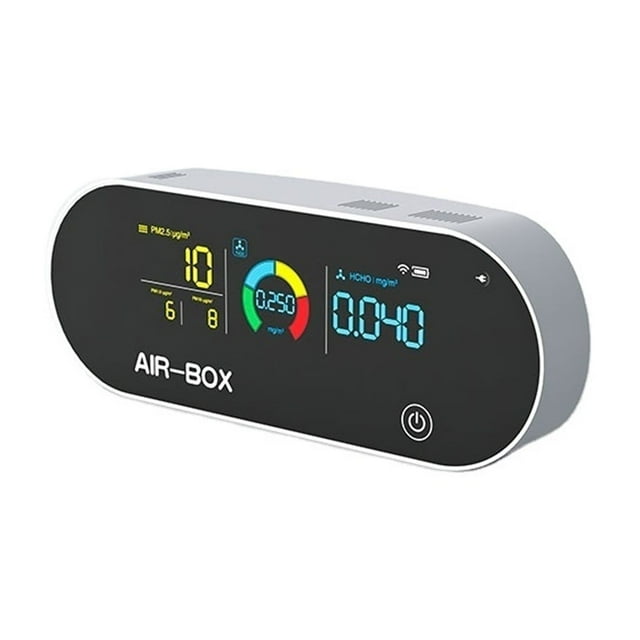 Small Portable Air Quality Monitor PM2.5 Particle Counter Dust Pollution Detector Smart ...