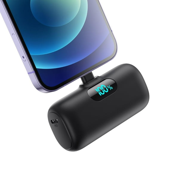 Small Portable Charger for iPhone 5000mAh, PD Fast Charging Power Bank ...