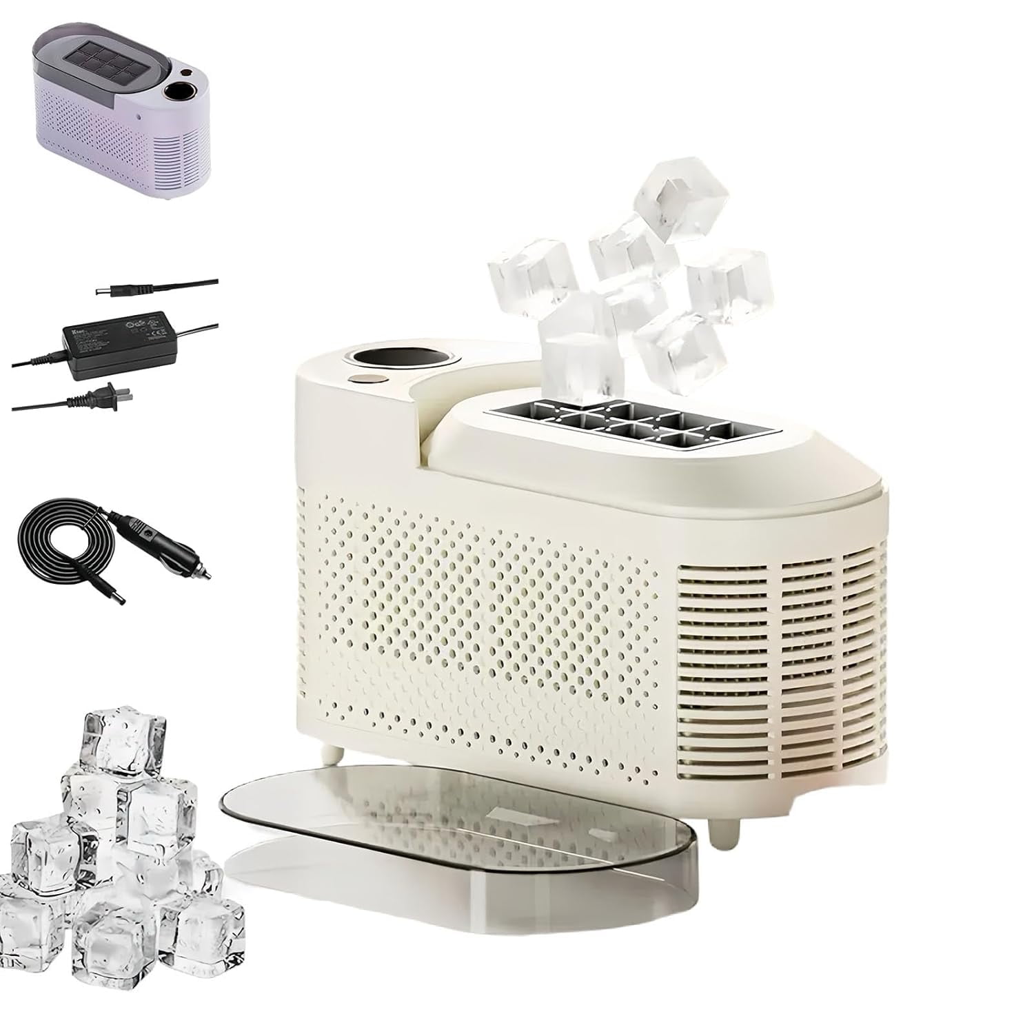 Small Portable Ice Maker, Nugget Ice Maker, Ice Makers Countertop ...