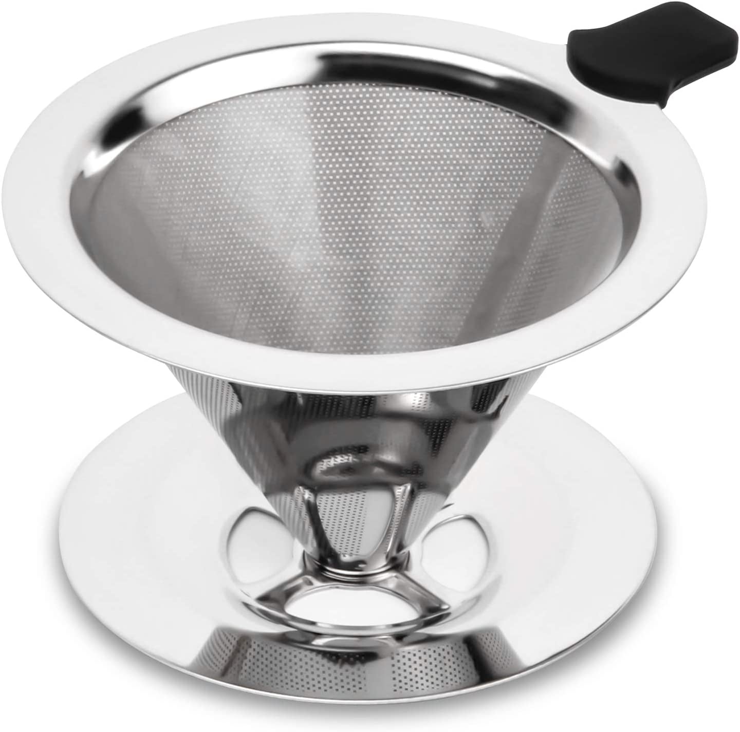 Small Pour Over Coffee Dripper Stainless Steel Slow Drip Coffee Filter ...