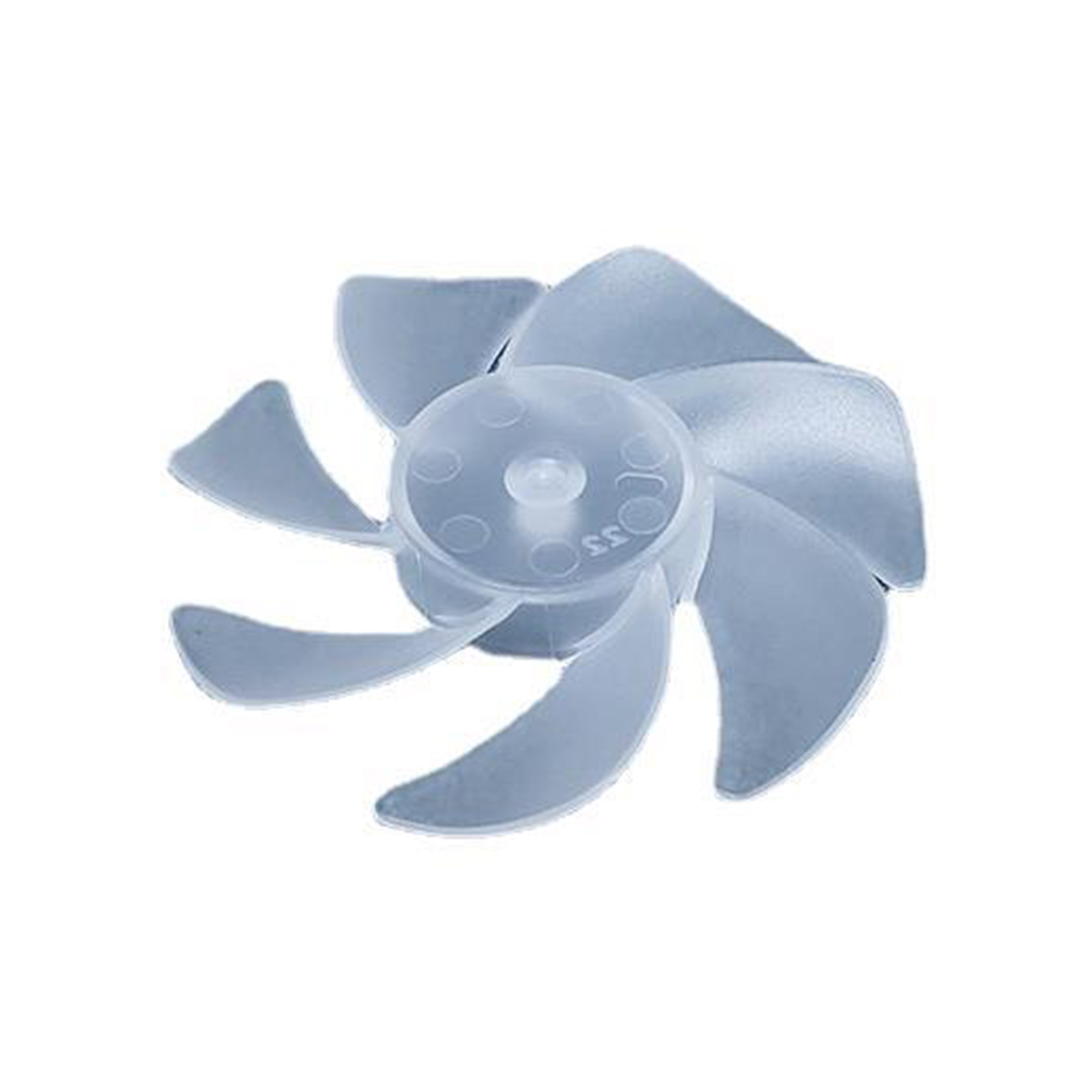 Small Power Plastic Fan Blade 7 Leaves For Hairdryer Motor Handheld Fan ...
