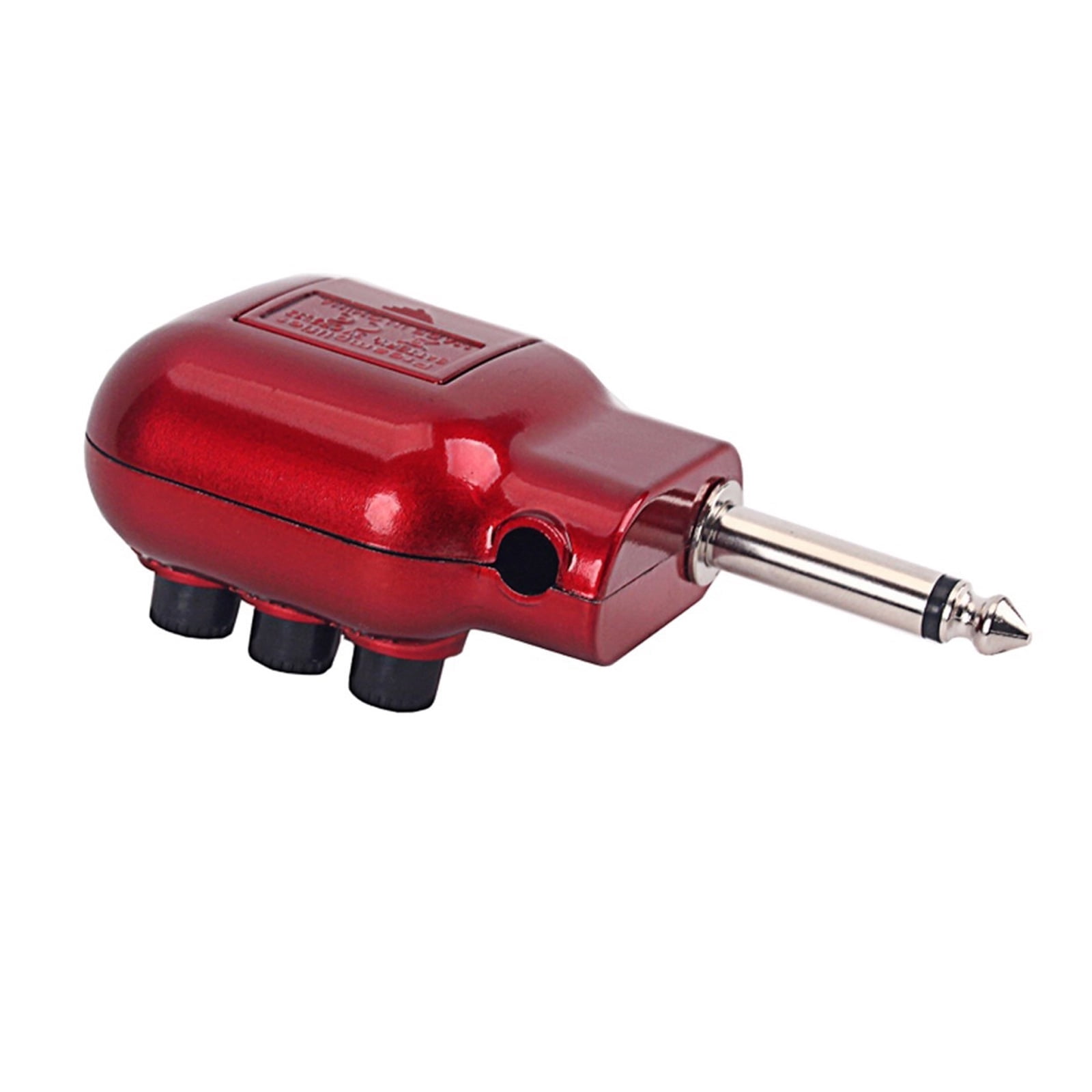 Small Preamplifier Preamp 6.35mm Plug with Bass Treble EQ Volumes ...