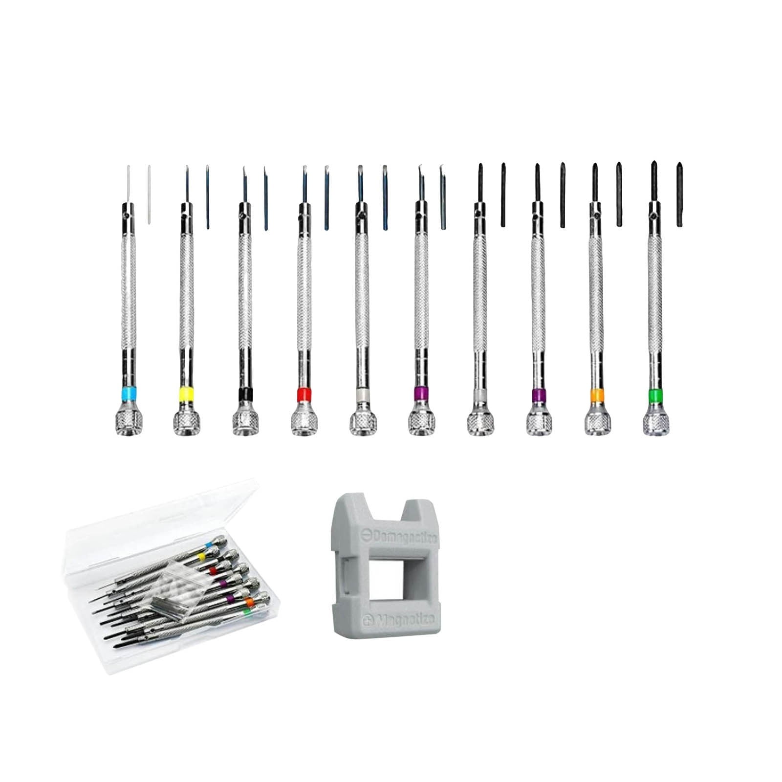 Small Precision Screwdriver Set Bit Driver Handle Set Flat Head ...