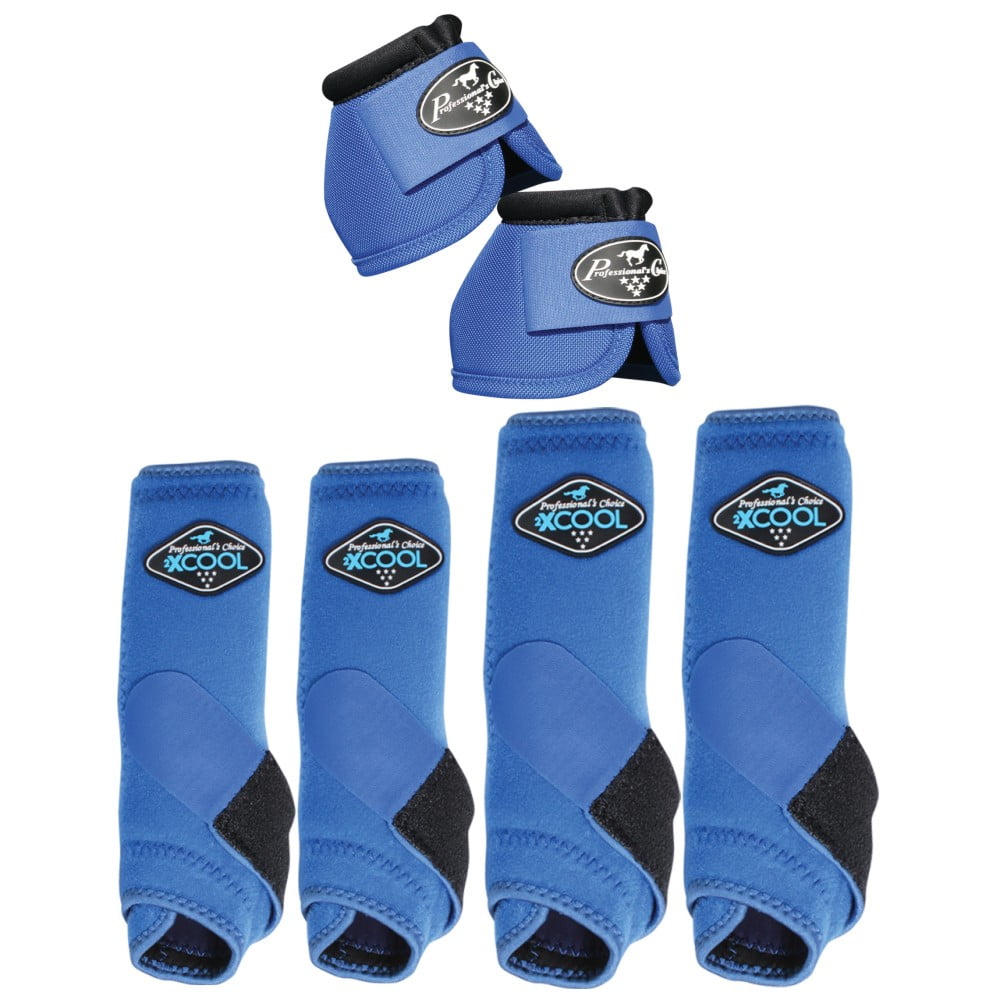 Professional's Choice Horse Bell Boots, Royal Blue, Small, Durable ...