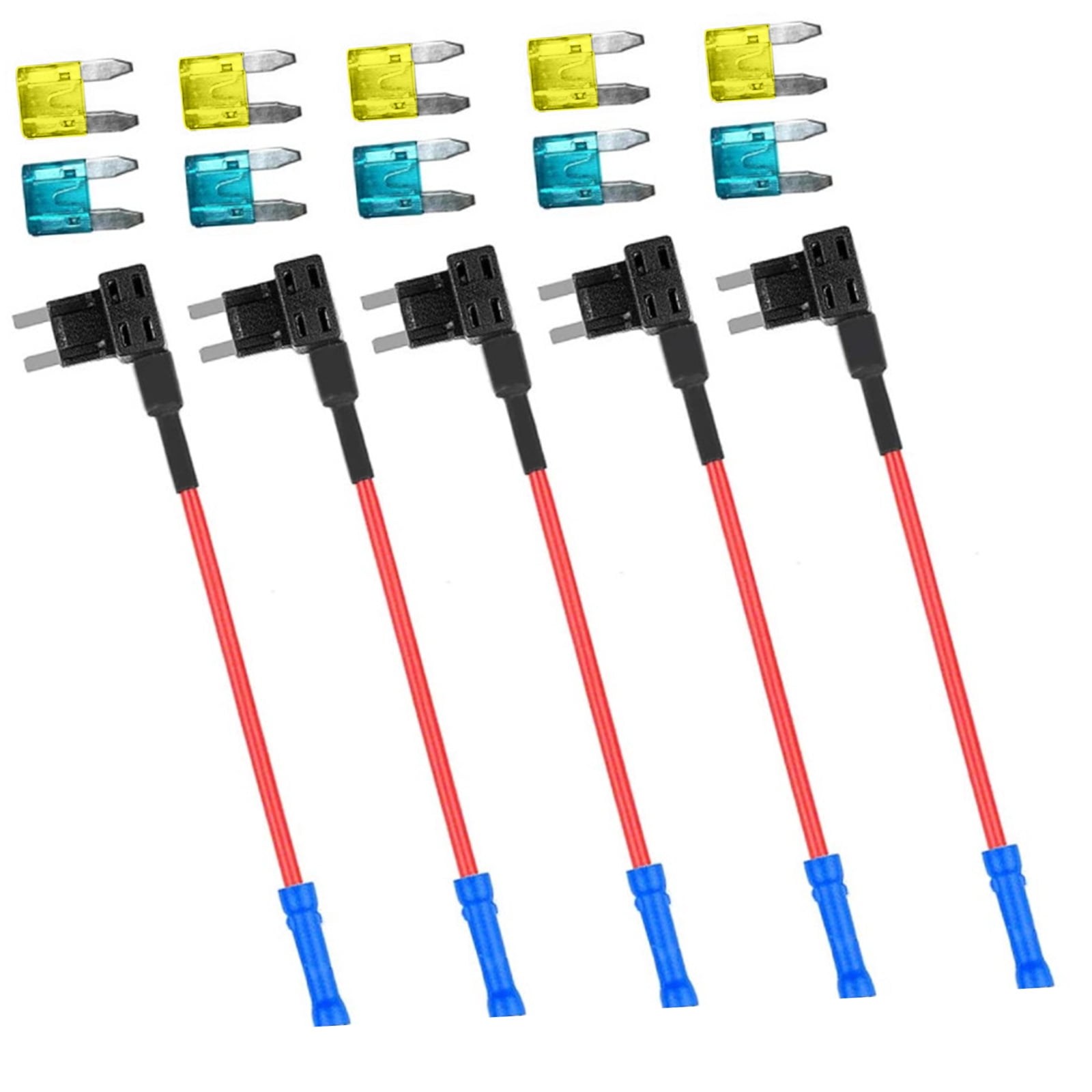Small Profile Automotive Fuses Extenders 5 Units 15A & 20A Models ...