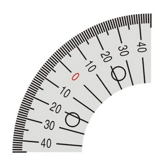 Small Protractor Milling Machine Part Angles Plate Scale Ruler 45 ...