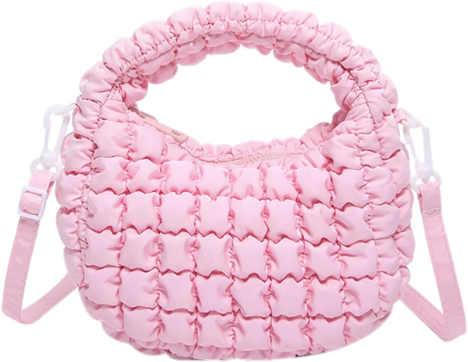 Small Puffer Quilted Shoulder Purse Women 2025 Crossbody Bag Bubble ...