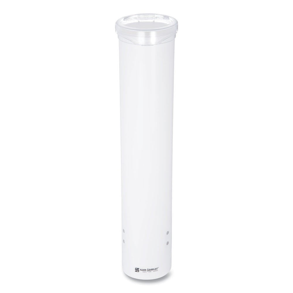 San Jamar Small Pull-Type Water Cup Dispenser, White - Walmart.com