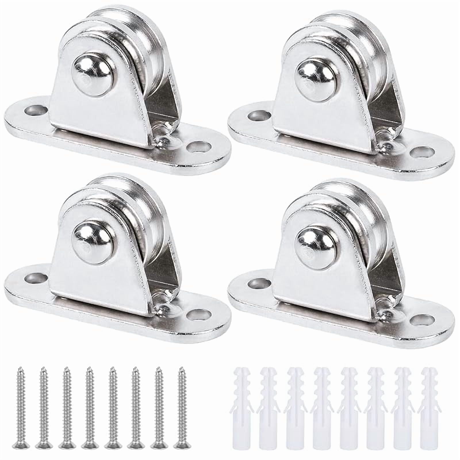 Small Pulley Block 1" Mini Duplex Pulley Roller Frictionless Silent ...
