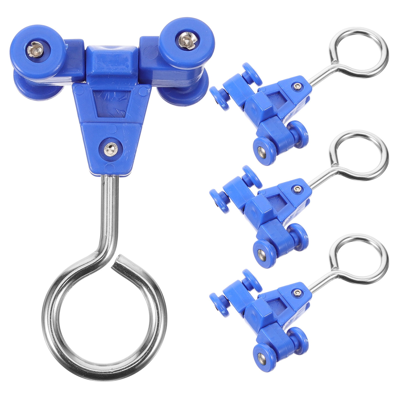 MEIBUTYUP Infusion Rail Pulley Metal Plastic 4Pcs 3.5X2.0X1.0In ...