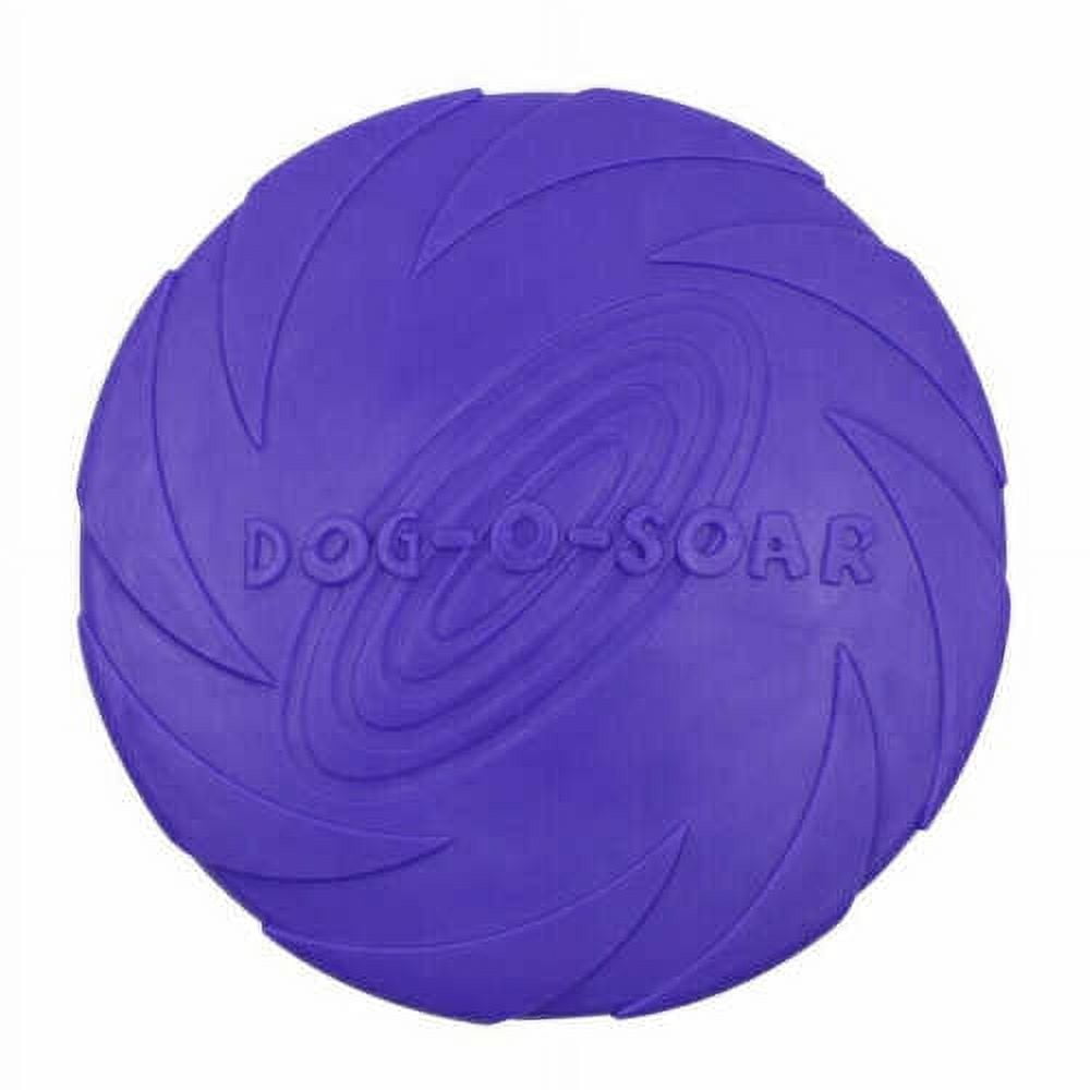 Large Pet Doggie Soft Catch Rubber Frisbee, Durable Flying Disk Toy for ...