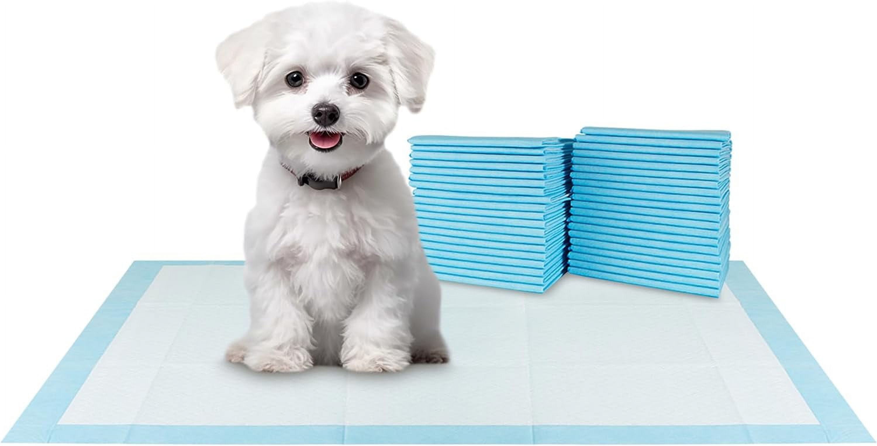 Small Puppy Pads Leak-Proof 17"x24"| Pee Pads for Dogs Ultra Absorbent ...