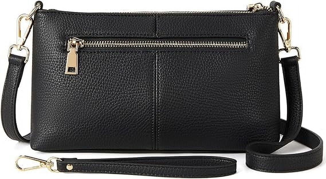 MINKUROW Small Purses for Women Crossbody Bags Leather Wristlet Purses ...