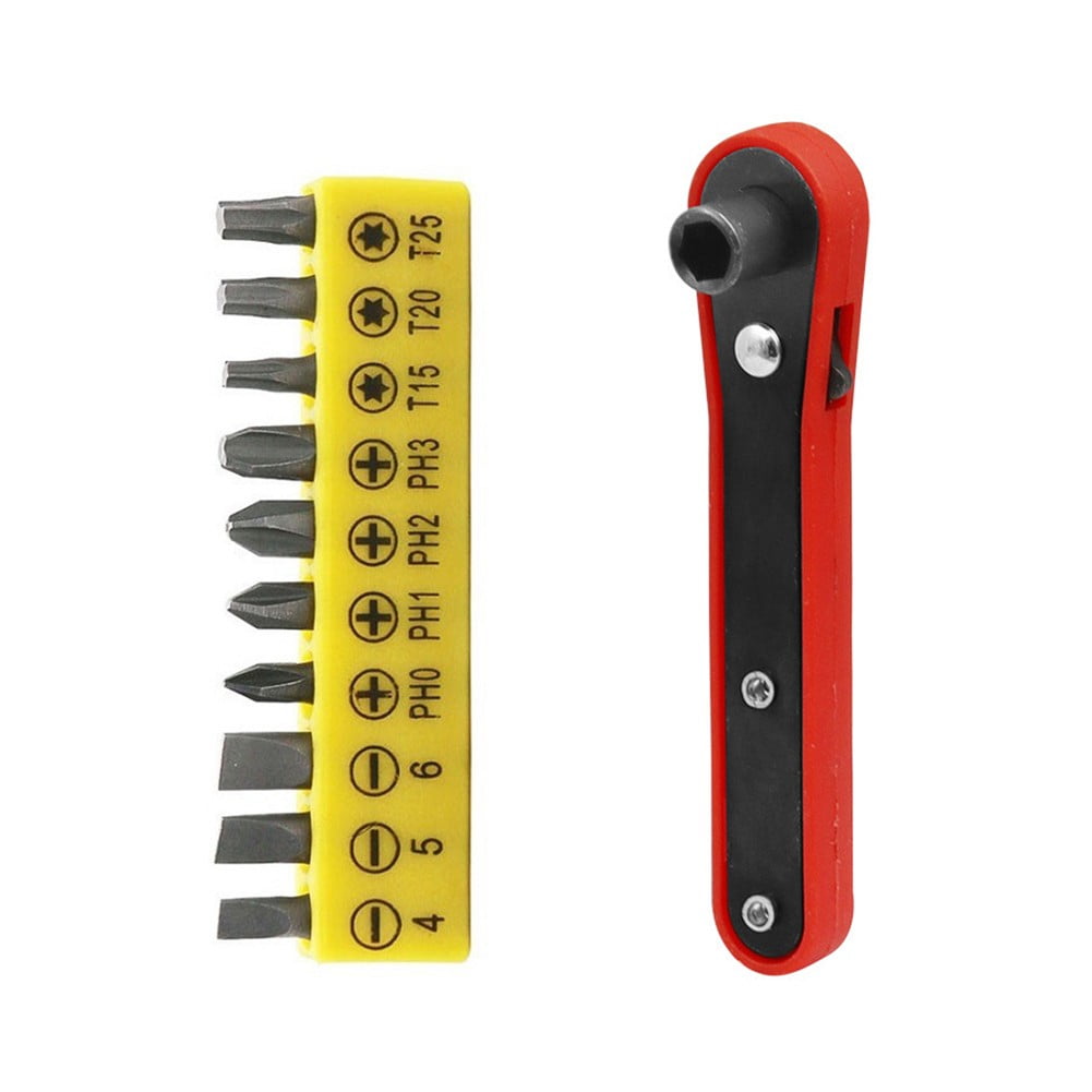 Small Ratchet Spanner Hexagon Quick Release Wrench Screwdriver Repair ...