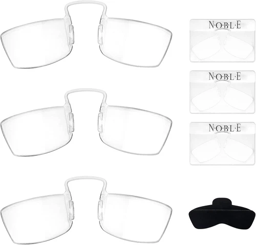 Small Reading Glasses (3 Pack) - Rimless Readers with 3 Wallet Credit ...
