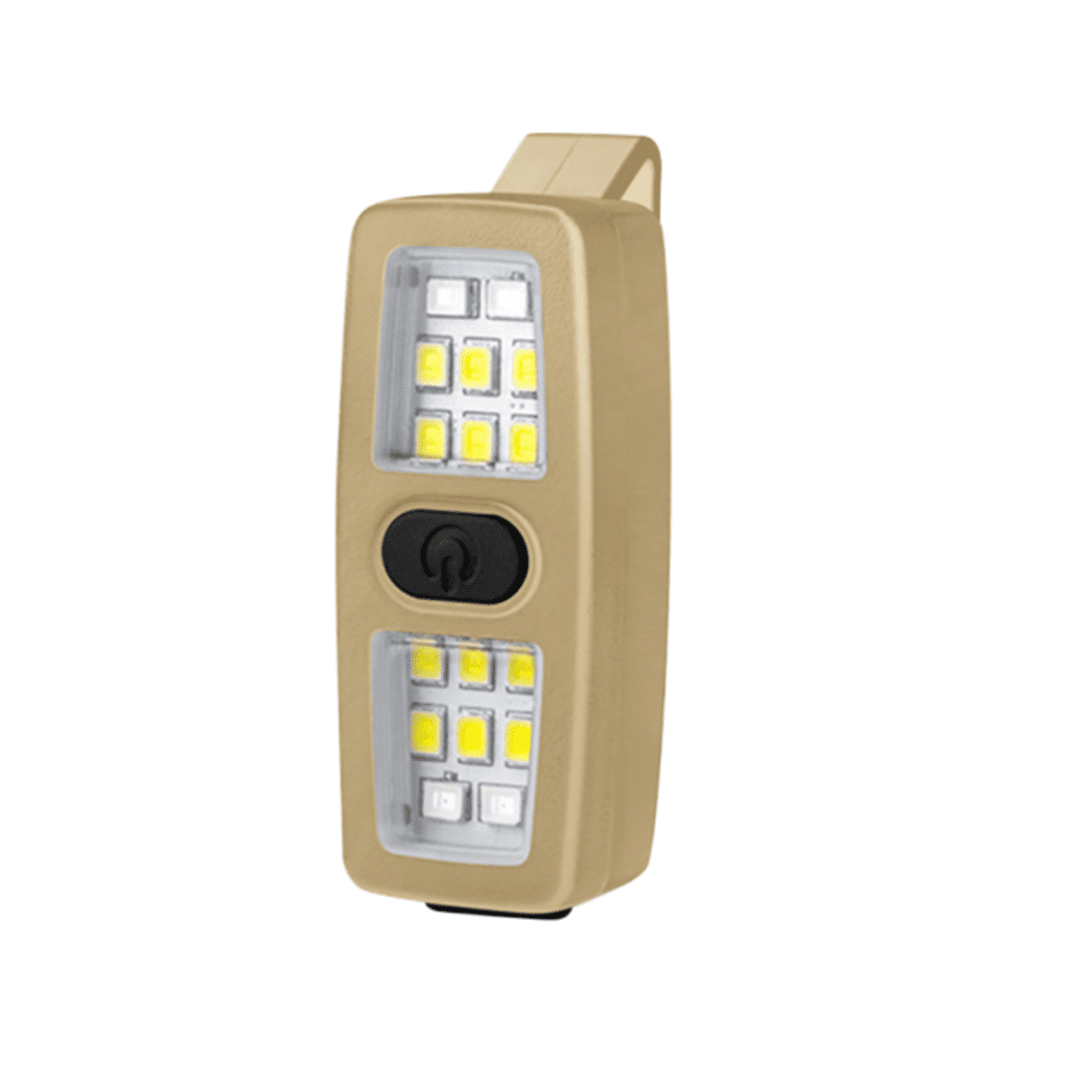 Small Rechargeable EDC Flashlight 600 Lumen Bright Little Light, IPX6 Waterproof Design, Clip ...