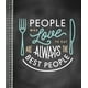 Small Recipe Binder: Small Recipe Binder - People Who Love to Eat Are ...
