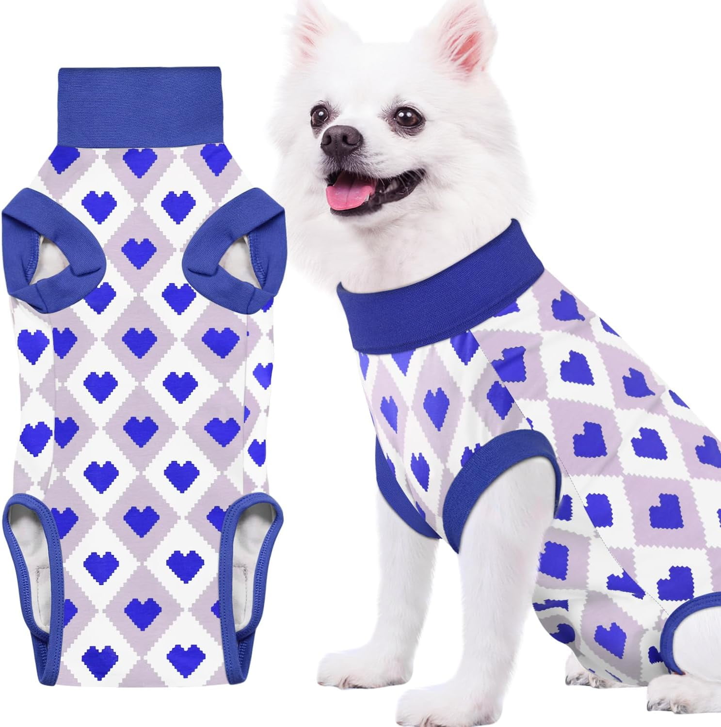 Small Recovery Suit for Dogs, Post Surgery Protective Wear with Pee ...