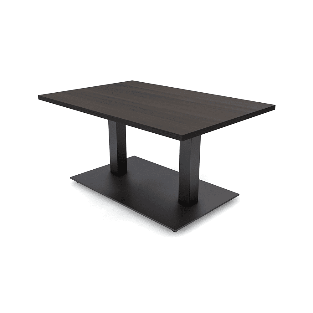 Small Rectangular Coffee Table For Office Square Metal Base 30"x45 ...