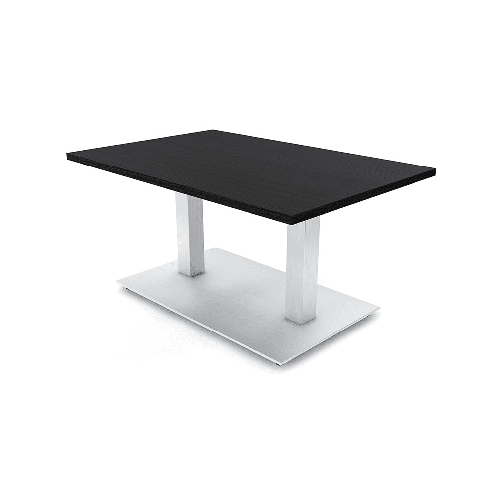 Small Rectangular Coffee Table For Office Square Metal Base 30"x45 ...