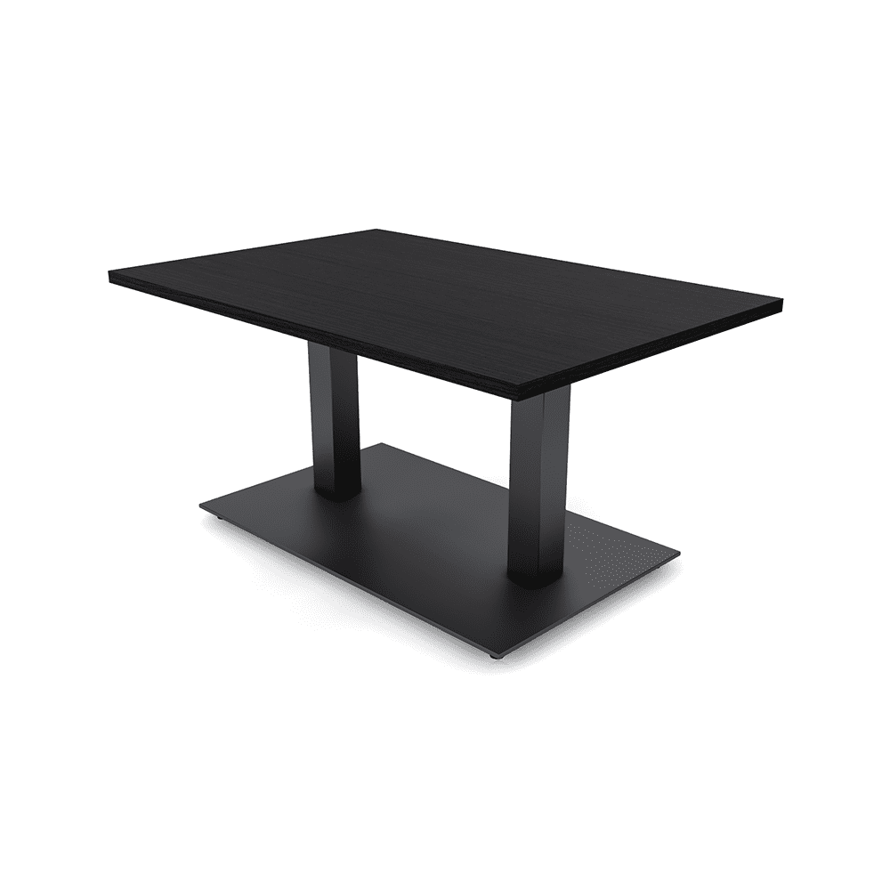 Small Rectangular Coffee Table For Office Square Metal Base 30"x45 ...
