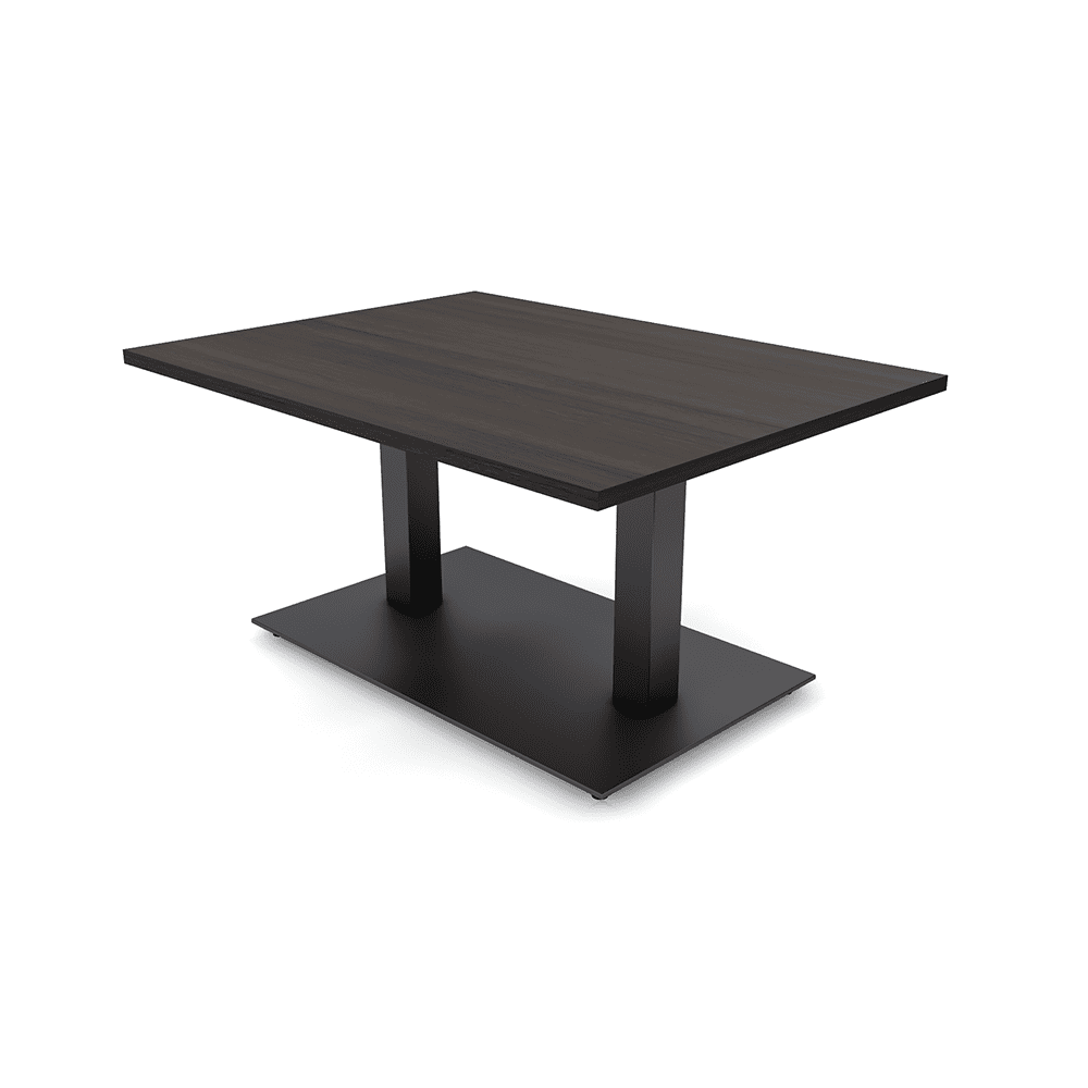 Small Rectangular Office Coffee Table With Metal Base 3'x4' - Walmart.com