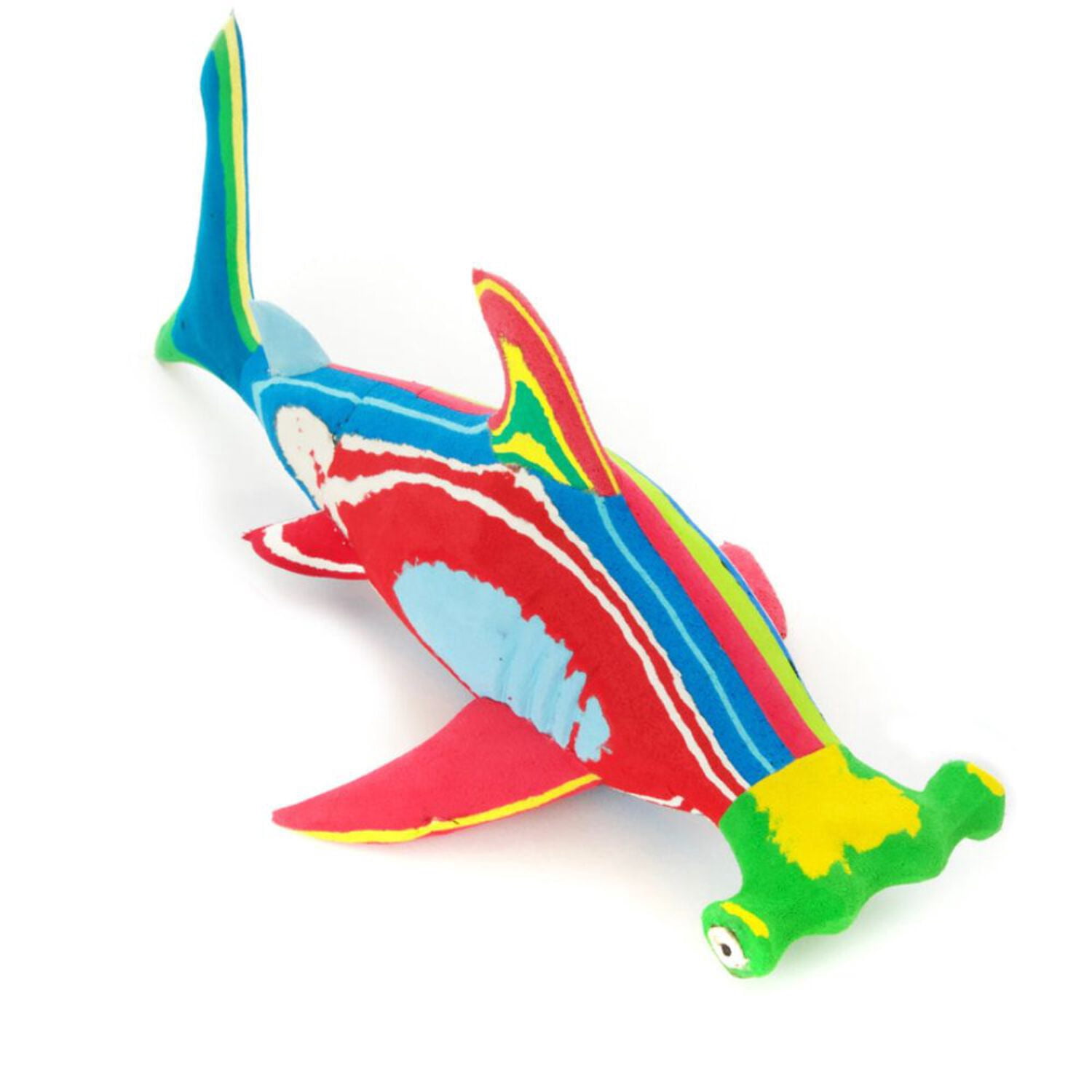 Small Recycled Flip Flop Hammerhead Shark Figurine - Walmart.com